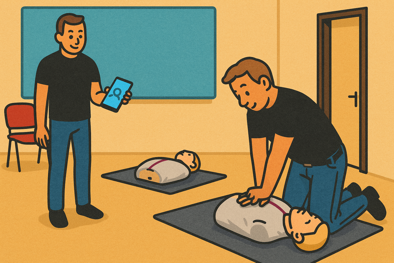 Základní postup resuscitace dospělého